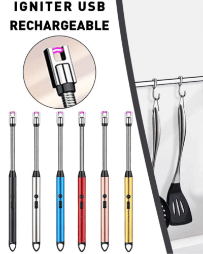 Arc Lighter For Kitchen – 360° USB Rechargeable Electric Plasma Lighter ...